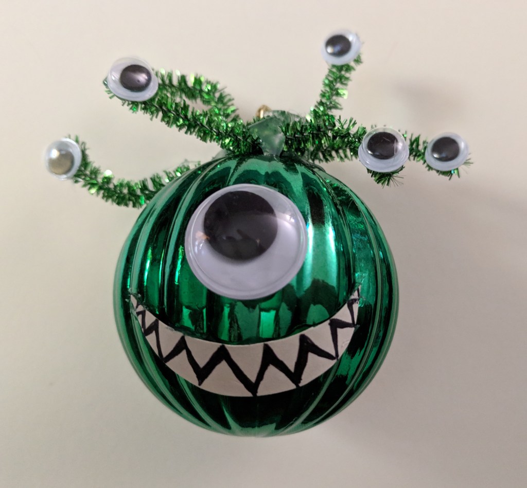 DIY Beholder Christmas Ornament – Mym's Well